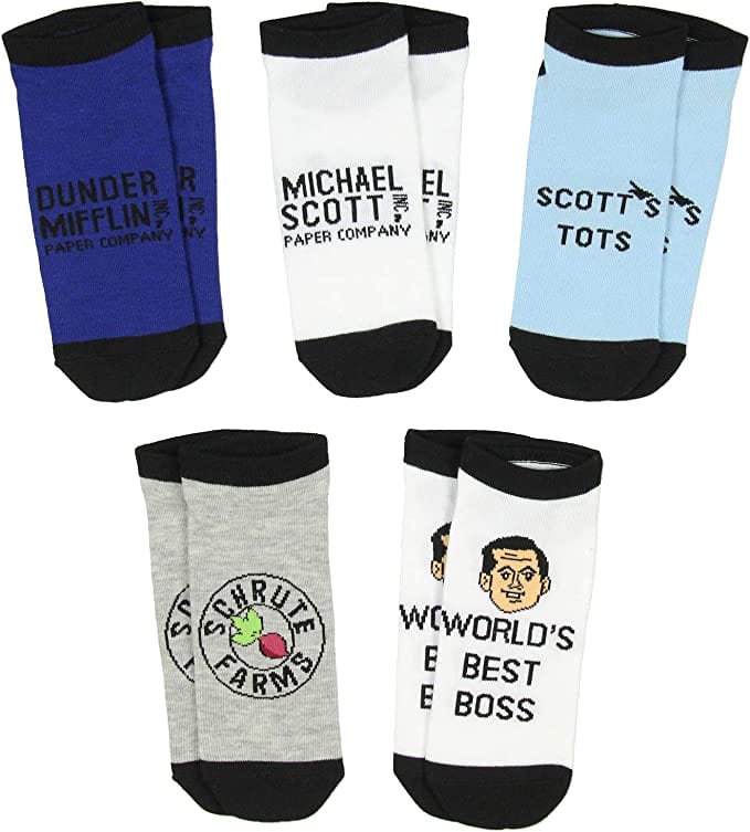 The Office Ankle Socks 5 Pk – Socky Sock